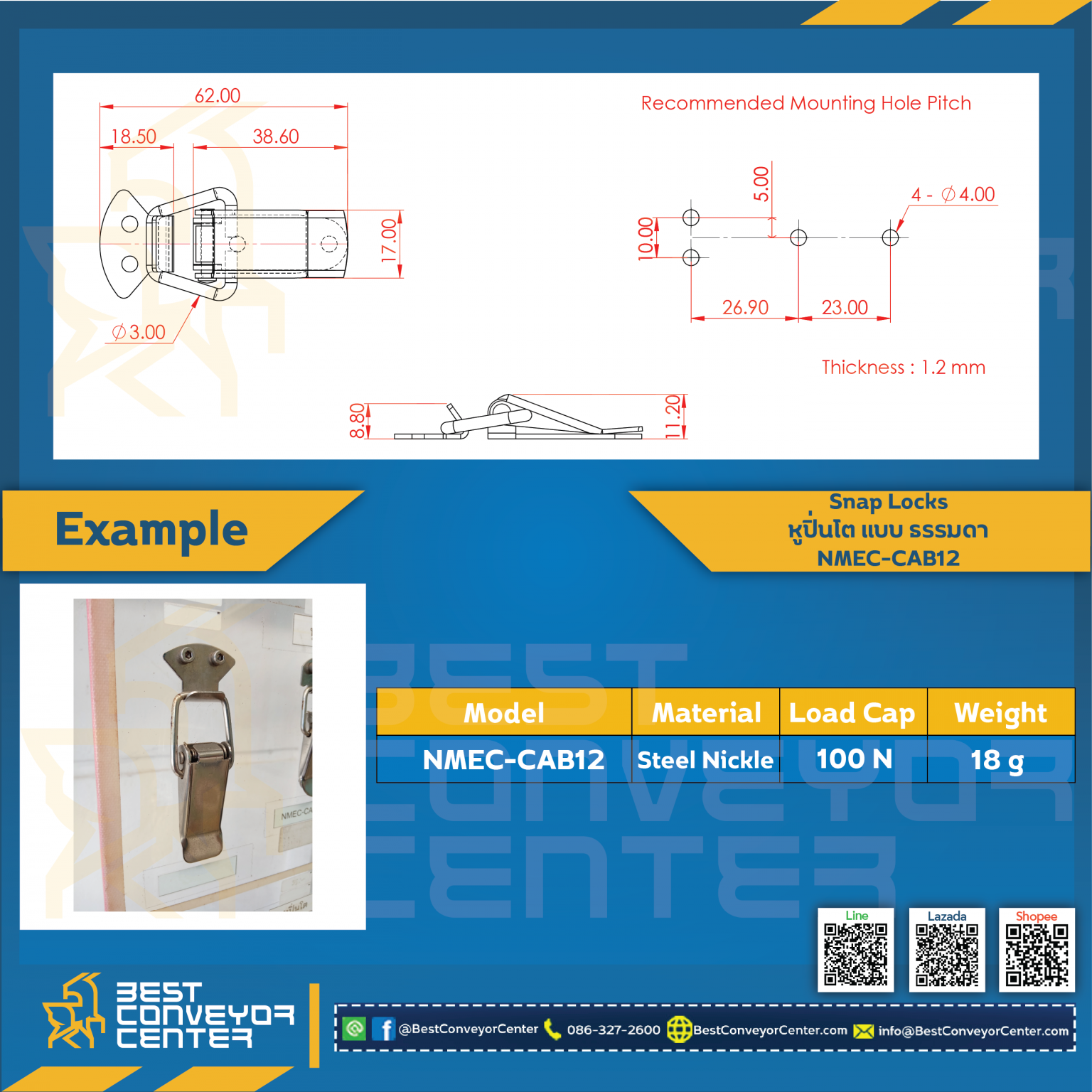Snap Locks - BestConveyorCenter