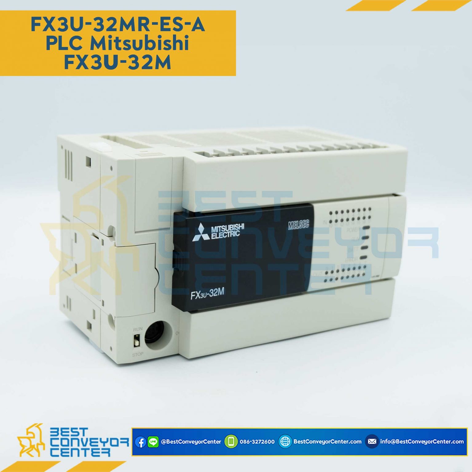 PLC Mitsubishi FX3U-32M : FX3U-32MR-ES-A - Best Conveyor Center