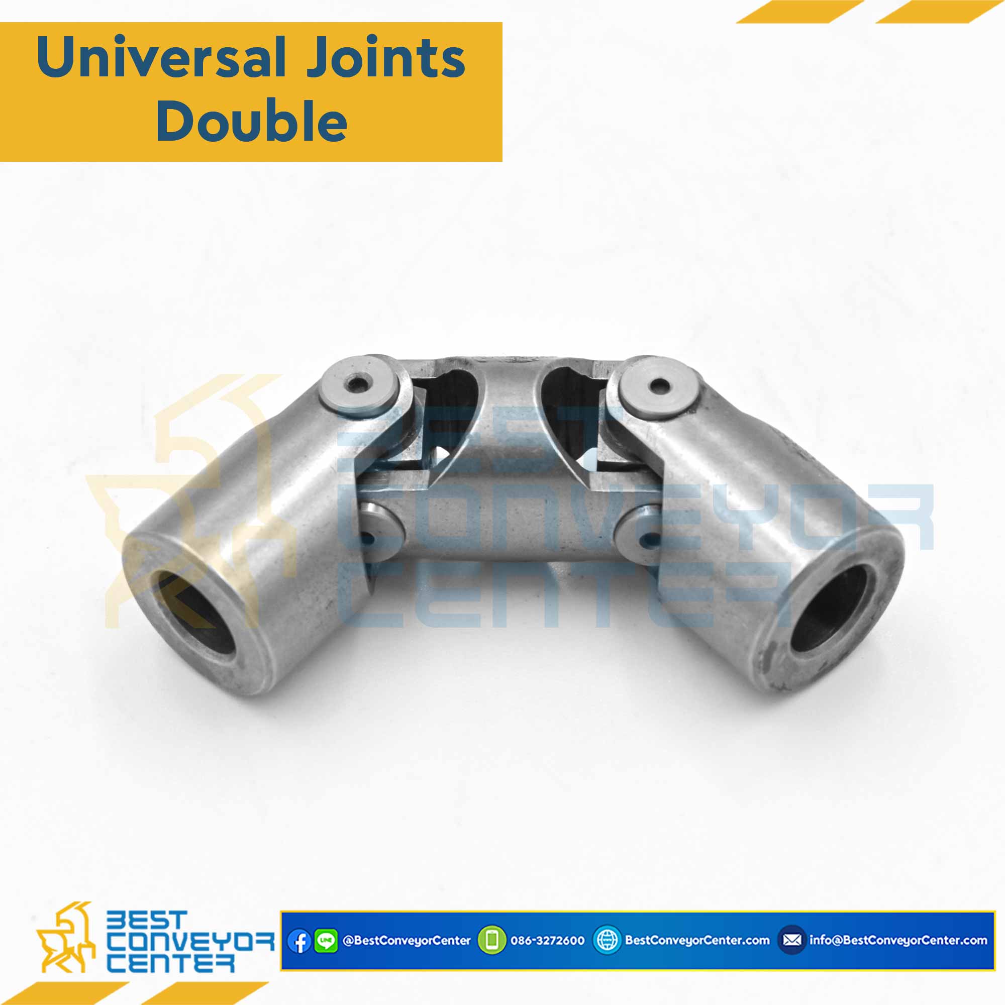 Universal Joints Double : U-Joints-D25 - BestConveyorCenter