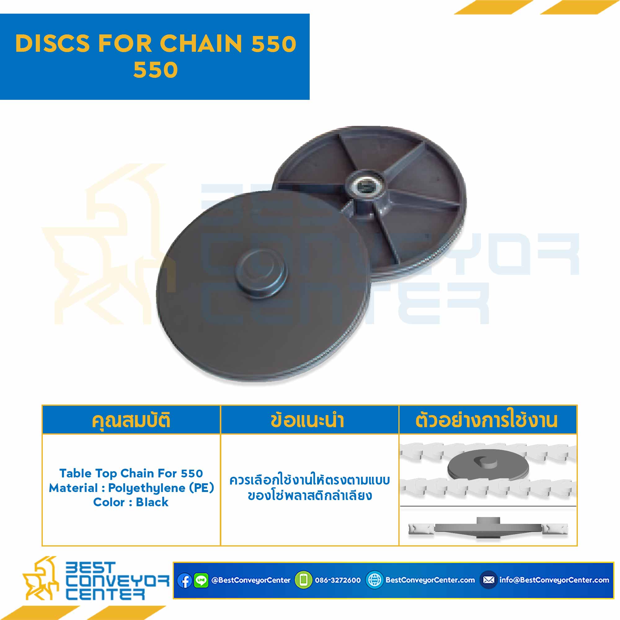 ขอนำเสนอสินค้า “Discs For Chain 550, Kg 0.53 : 6615815-550" - Best ...