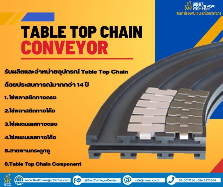 Table Top Chain Conveyor - Best Conveyor Center