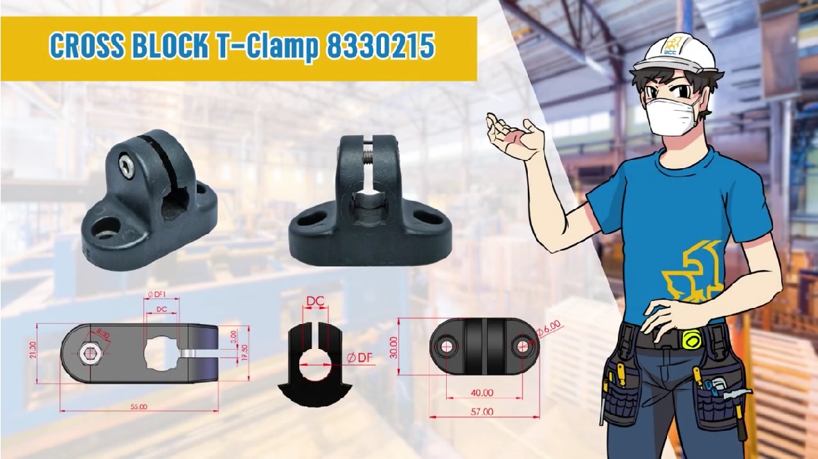 Cross Block : T-Clamp - Best Conveyor Center