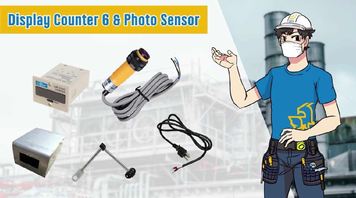 Display Counter 6 & Photo Sensor | เซนเซอร์นับจํานวน - Best Conveyor Center