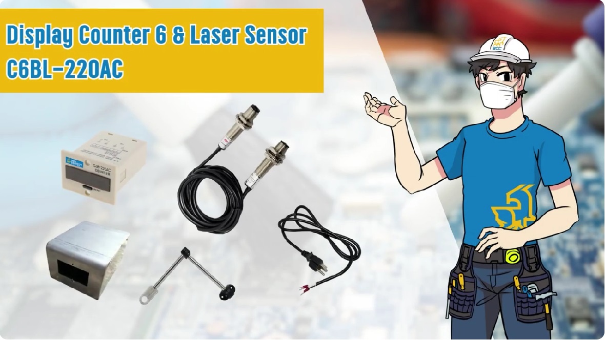 ขอนำเสนอสินค้า “Display Counter 6 & Laser Sensor" - Best Conveyor Center