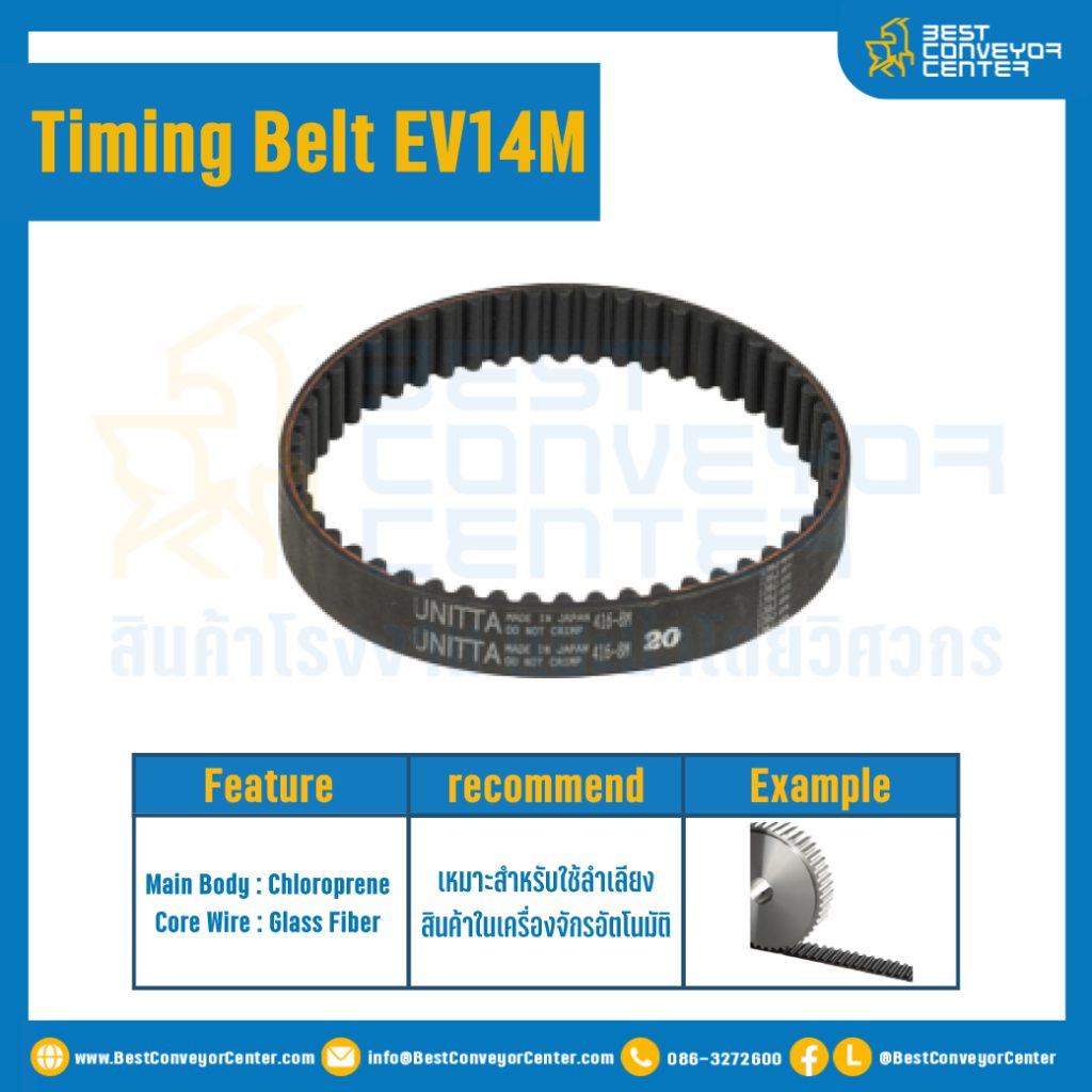 Timing Belt EV 14M - Best Conveyor Center