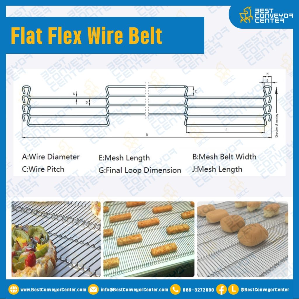 Flat Flex Wire Belt คืออะไร? - Best Conveyor Center
